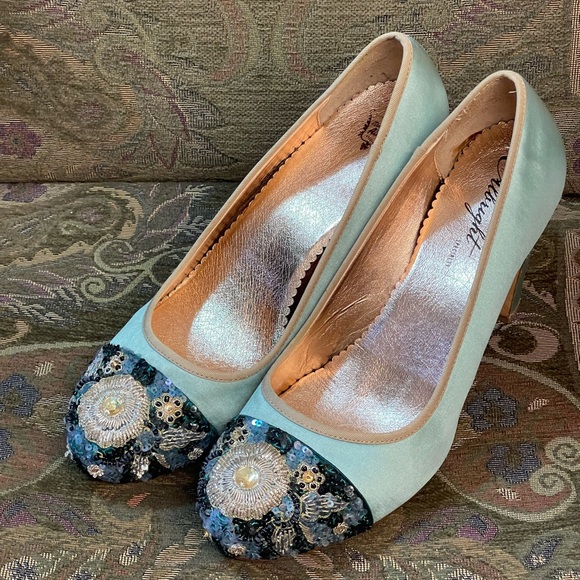 Miss Albright | Shoes | Anthropologie Miss Albright Bijou Sequined Toe ...